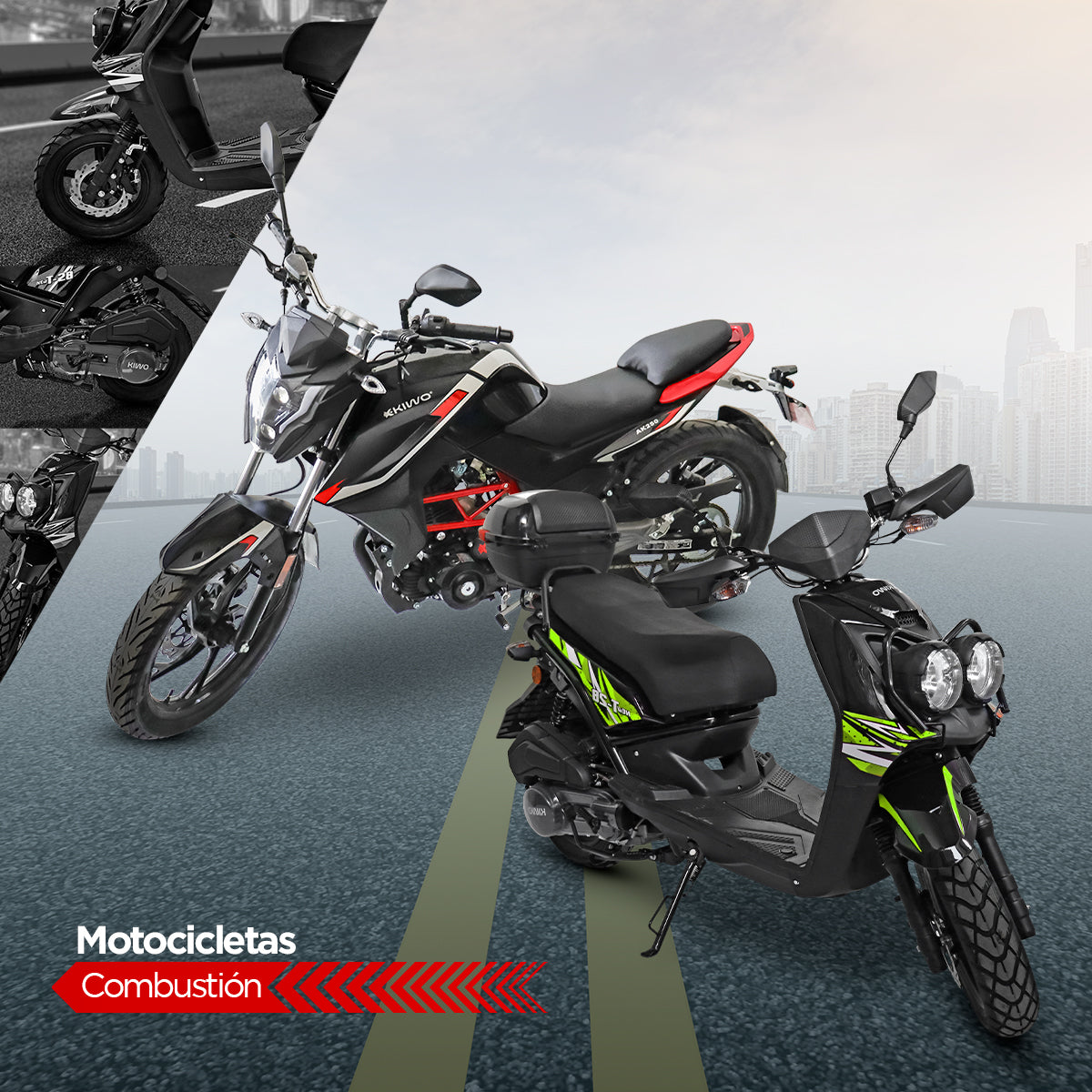 Motos de Combustión – Kiwomotos